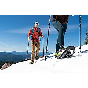 Atlas Snowshoes Helium Trail, Black/Bright Green, 26