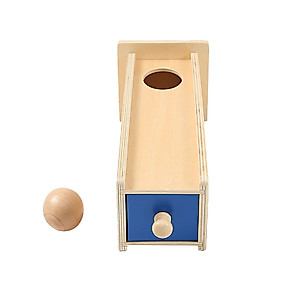 LEADER JOY Montessori Materials Object Permanence Box for Toddlers (Object Permanence Box w/Drawer)