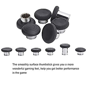 Game Controller Button Set, Controller Thumbsticks Replacement Like Floatable Detachable for Elite Series 2