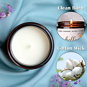 Fall Candles, Fall Decor, Fall Decorations for Home, Pumpkin Spice Candle, Fall Scented Candles Gifts for Women Autumn Decor - 9oz Soy Candles