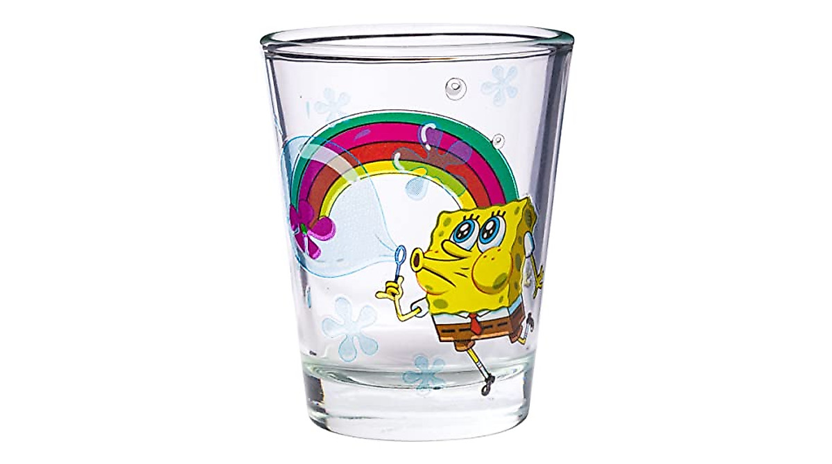 SpongeBob SquarePants Mini Glass Set - 4-Pack Gift