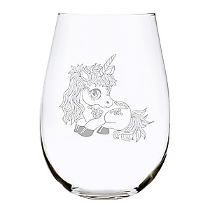 Unicorn (U1) Stemless wine glass, 17 oz.
