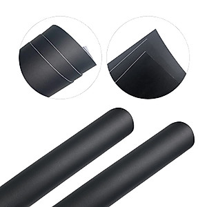 Nisorpa 6pcs Self Adhesive Leather Repair Patch 6x10in Black PU Leather Patch Kit for Couch Furniture Sofas Car Seats Handbags Jackets