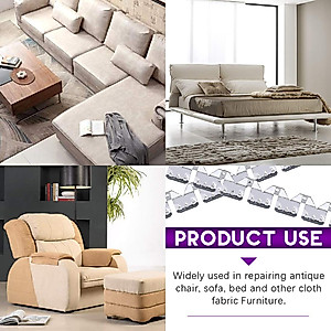 Swpeet 65 Feet Flexible Metal Tack Strip Three-Tooth Upholstery Curve Ease Grip for Furniture, Chairs, Sofa Finish Edges on Curved Arms, Wingback or Arched Portion of Chairs