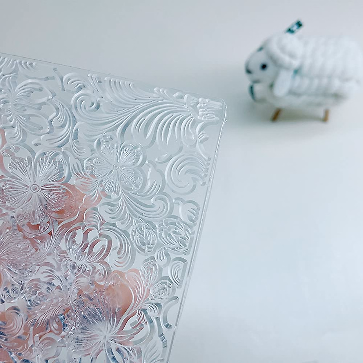 Hibiscus Flowers Background Clear Stamps Transparent Silicone Stamp Album Cards Rubber Stamp for Card Making Decoration and DIY Scrapbooking