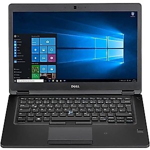 Dell Latitude 5490 Notebook 14 FHD (1920 x 1080) Business Laptop, Intel Core i5-8350 1.7GHz to 3.4GHz, 16GB RAM 512GB SSD, Backlit Keyboard, Bluetooth, Wi-Fi, CAM, Windows 10 Pro (Renewed)
