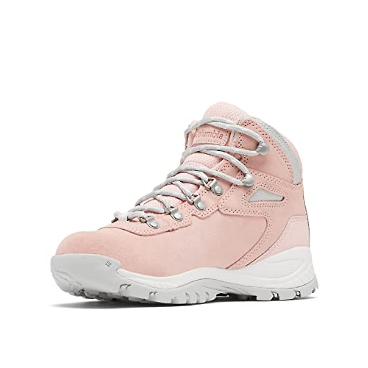 Columbia Women's Newton Ridge Plus Waterproof Amped, Vintage Pink/Nimbus Grey, 10