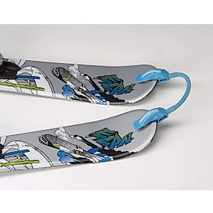 Launch Pad Wedgease Ski Tip Connector - Teaches Speed Control, Making a Wedge, Basic Turning - Portable and Durable - Perfect for Beginners (Blue)