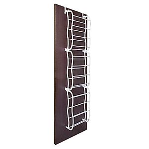 ‘XWJ’ 36 Double Door Shoe Shelf Wall-mounted Wardrobe Storage Bracket-White