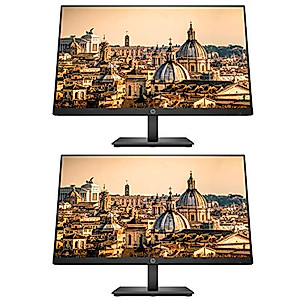 HP P244 23.8 Inch 1920 x 1080 IPS LED Backlit Monitor (5QG35A8#ABA) 2-Pack