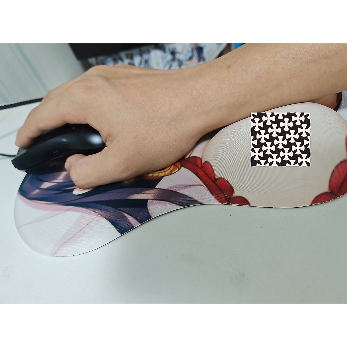 Boa Hancock 3D Anime Mouse Pads Ergonomic Mouse Mats Game/Home Dual-use Desk Writing Board 2Way Skin