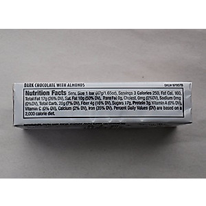 Trader Joe's Belgian Dark Chocolate Bars 3 Variety Pack - Total 9 Bars, 1.7 ounces