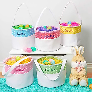 Personalized Soft and Light Easter Basket (Purple)