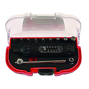 LASER TOOLS LAS56094 Torque Screwdriver Set for Bicycles