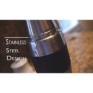 Ovente Stainless Steel Double Walled Vacuum Insulated Mug 26 Ounce, BPA-Free Leak Free and Spill Proof with Removable Cup, Portable Easy Travel and Clean Perfect for Hot or Cold Drinks, Silver TSA26S