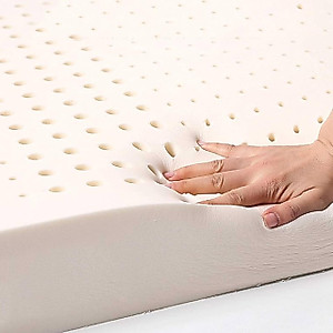 100% Natural Latex Mattress Topper - Soft - 3" Thick, King Mattress Topper