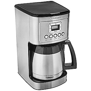 Cuisinart DCC3400FR Programmable Thermal Coffeemaker (12 Cup (Renewed), 10.9 x 11.8 x 16.4, Stainless Steel (Renewed)