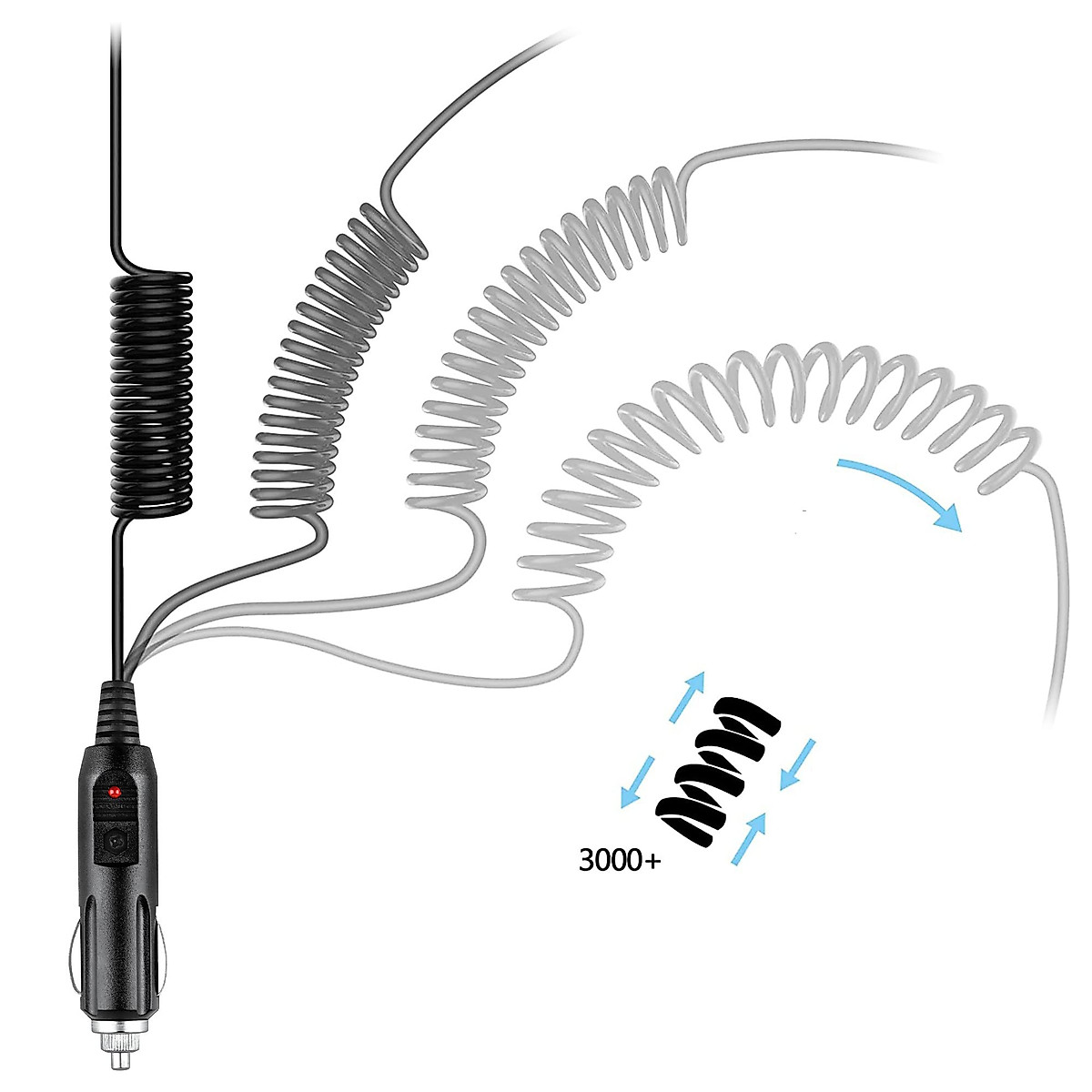 Jantoy Car DC Charger Compatible with Mobile Pico Projector Portable HDP200 Mini DLP LED Projector