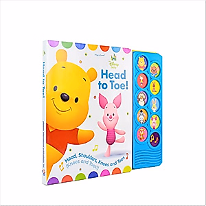 Disney Baby Winnie the Pooh - Head to Toe! 10-Button Sound Book - PI Kids (Play-A-Song)