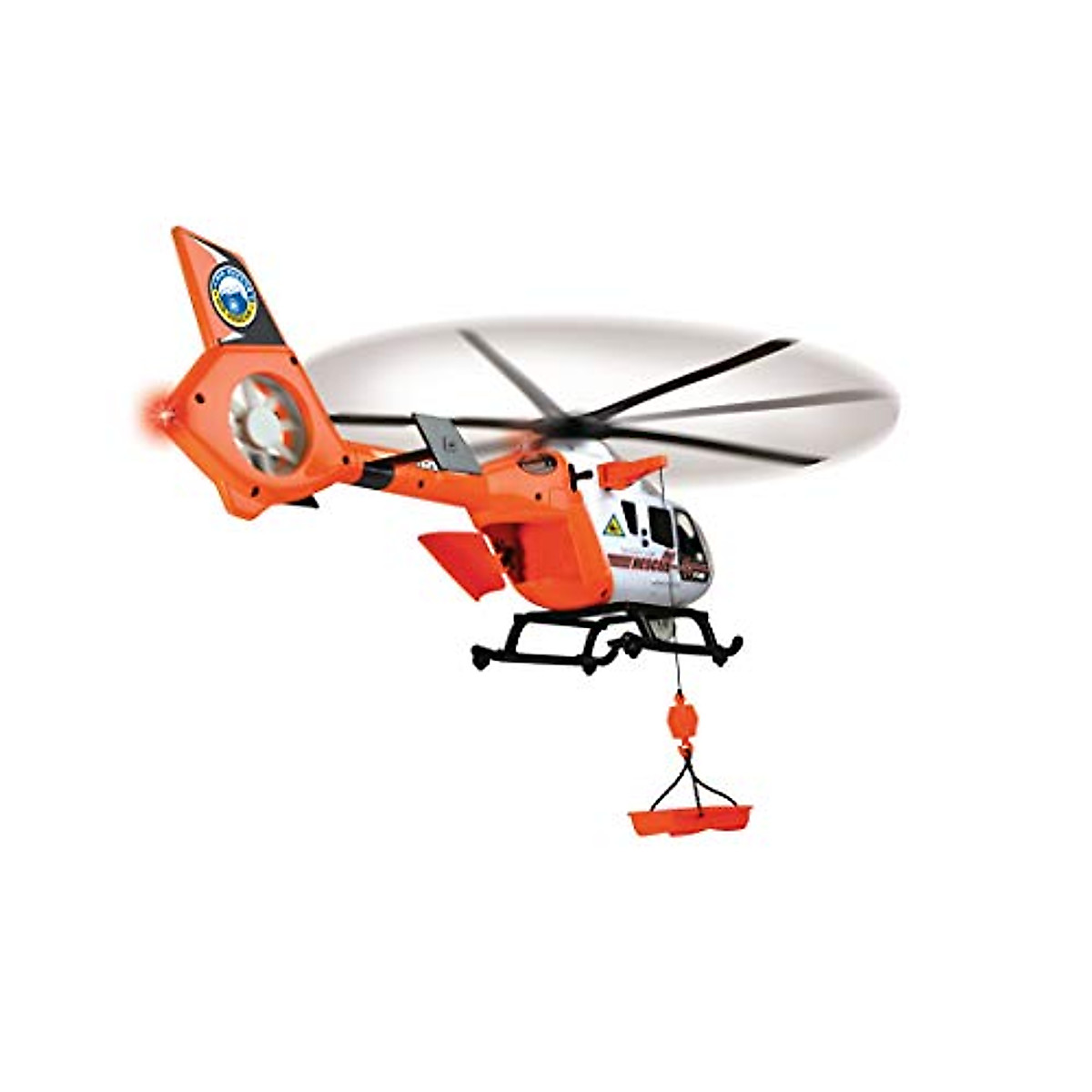 DICKIE TOYS Light and Sound SOS Rescue Helicopter with Moving Rotor Blades, 25"