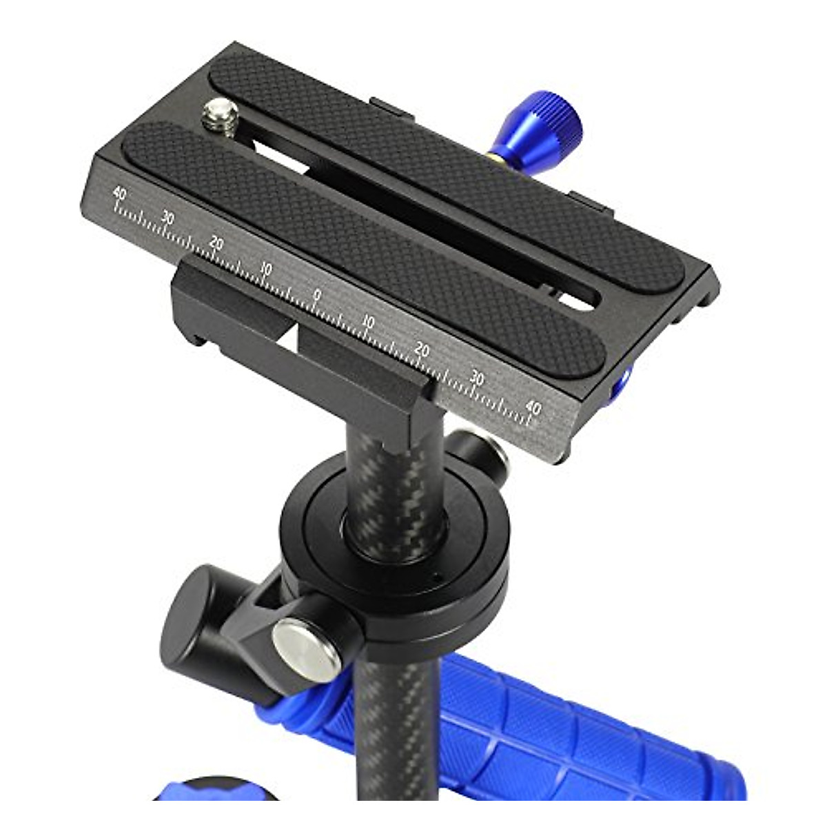 SunSmart 40cm Mini Carbon Fiber Handheld Camera Stabilizer Video Rig For DSLR DV Camera