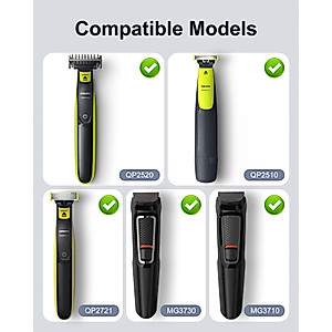 VHBW 4.3V Charger for Philips Norelco OneBlade QP2520 Compatible with Philips QP2520 QP2620 QP2510 QP2721 MG3730 MG3720 MG3710 MG3740 Electric Beard Razor Charger Cord