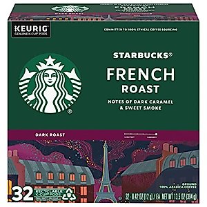Starbucks French Roast K-Cup Packs, 32-count
