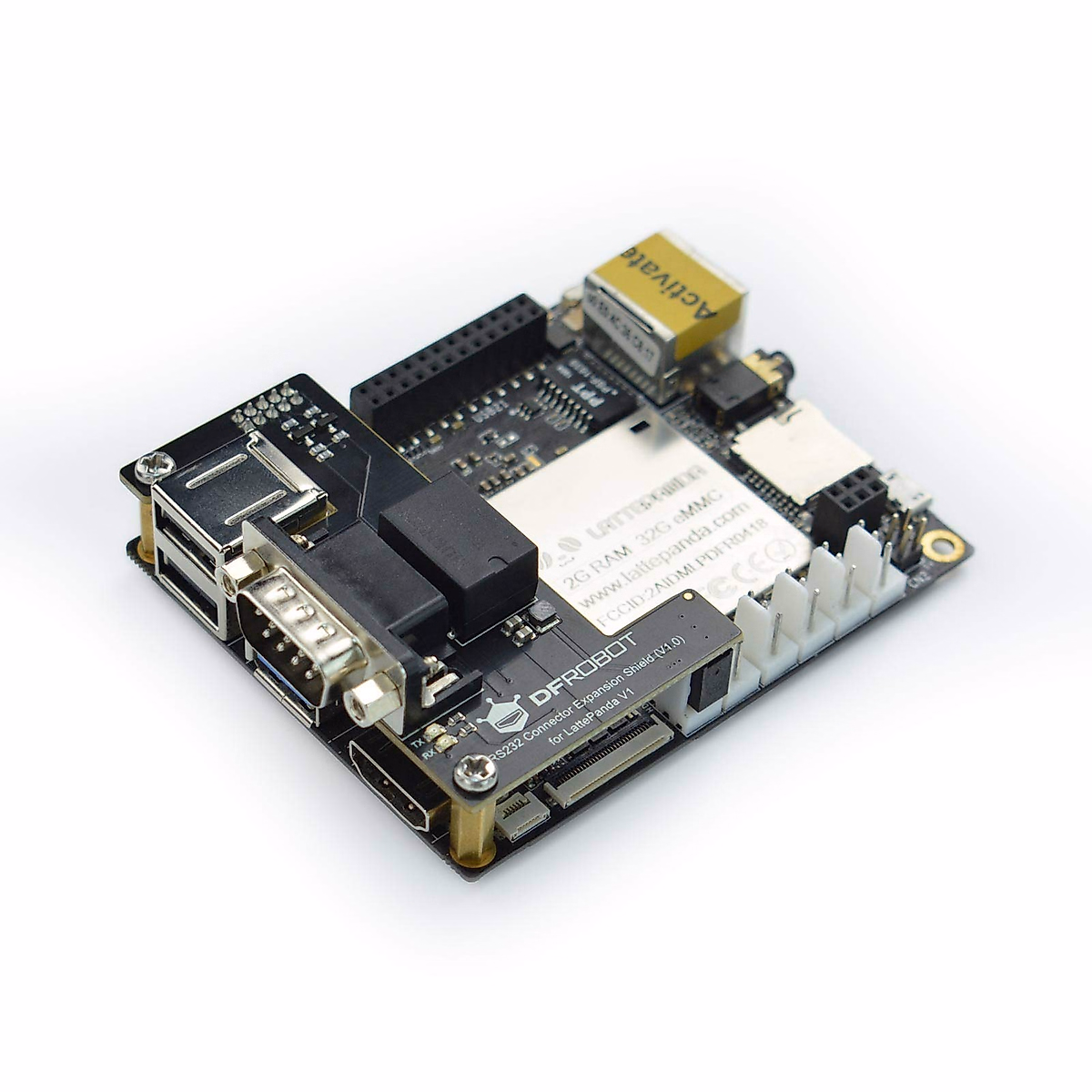 DFRobot RS232 Connector Expansion Shield for LattePanda V1