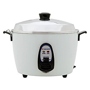 Tatung – TAC-10G (SF) – 10 Cup Rice Cooker – White Aluminum Cook Pot
