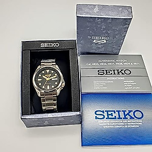 Seiko 5 Sports Automatic 100m Black Dial Watch SRPE57K1