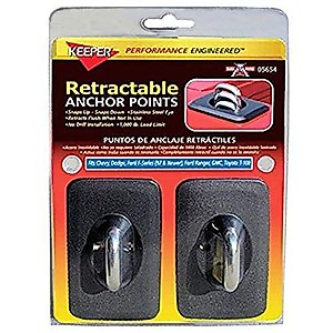 HAMPTON PROD Keeper - Bull Ring Universal Retractable Anchor Points, 2 Pack