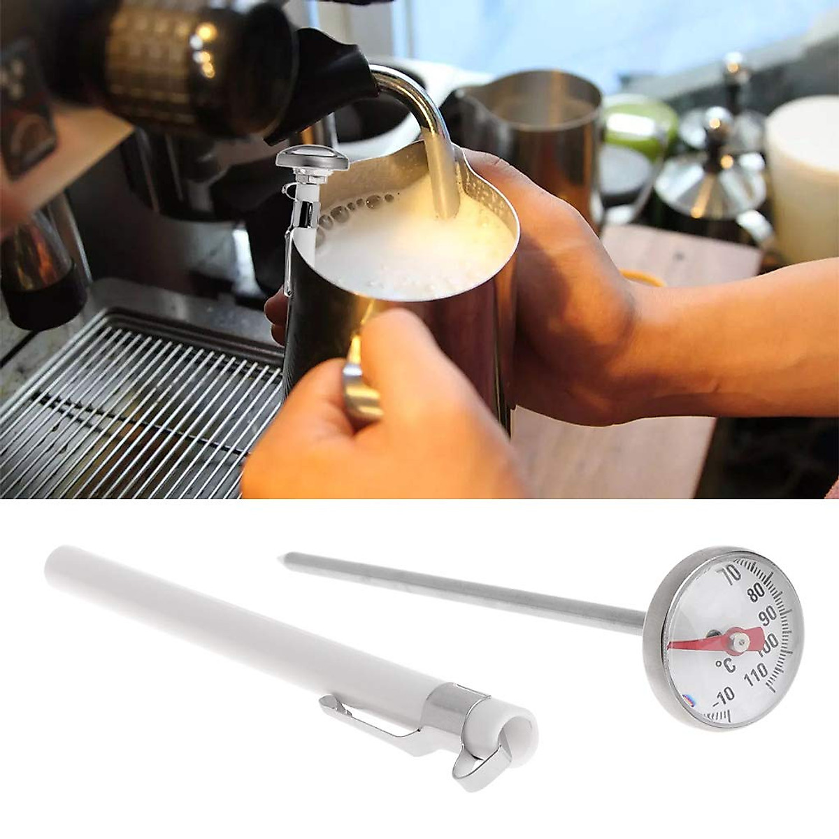 YIFEIJIAO,Food Meat Milk Coffee BBQ Thermometer Stainless Steel Home Kitchen Probe Useful