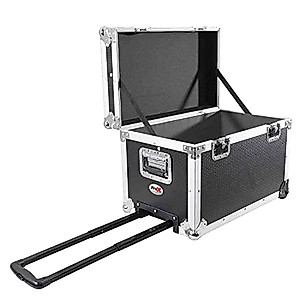 ProX T-UTIHWMK2 Rolling Utility Case W/Retractable Handle and Low-Profile Recessed Wheels 17x24.5x15" Exterior For Cabales/100 LP Vinyl Records