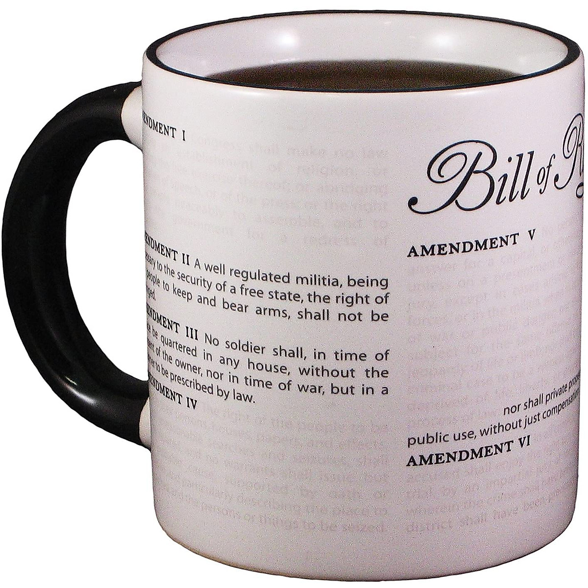 Disappearing Civil Liberties Coffee Mug - Add Hot Water and Watch Your Civil Liberties Disappear Before Yours Eyes - Comes in a Fun Gift Box