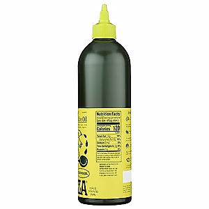 Graza "Sizzle" Extra Virgin Olive Oil. Peak Harvest Cooking Oil. Single Farm Spanish EVOO. 25.3 FZ (750 ML) Squeeze Bottle