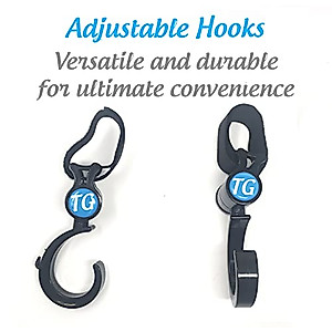 Bundle: Premium Clip-on Walker Basket with Free Carry-All Hooks ($12 Value)