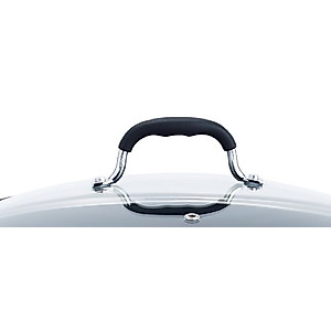 T-fal Experience Nonstick Fry Pan with Lid 10 Inch Induction Cookware, Pots and Pans, Dishwasher Safe Black