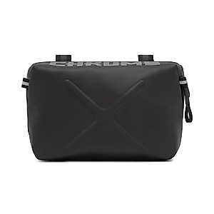 Chrome Industries Helix Handlebar Bag - From Bike to Foot, Handlebar to Crossbody Sling or Fannypack, Black