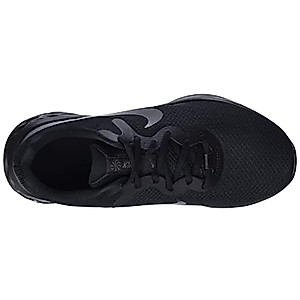 Nike Revolution 6 Black/Black-DK Smoke Grey 8.5
