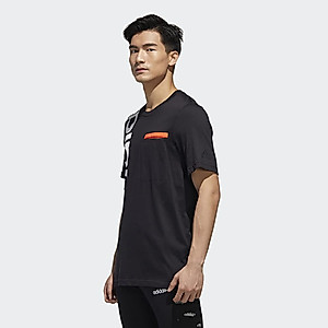 adidas mens New Authentic Tee Black X-Small