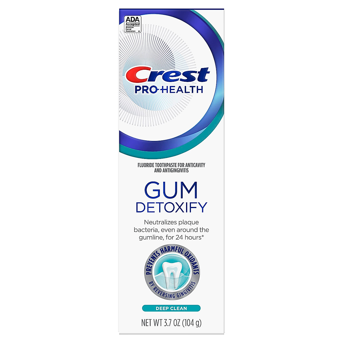 Crest Pro-Health Gum Detoxify Toothpaste, Deep Clean, 3.7 oz