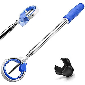 Golf Ball Retriever, Golf Ball Retriever Telescopic for Water with Spring Release-Ready Head, Ball Retriever Tool Golf with Locking Clip, Grabber Tool, Golf Accessories Golf Gift for Men(Blue, 6ft)
