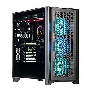 Velztorm Rivex CTO Gaming Desktop (Intel i9-12900K 16-Core, GeForce RTX 3080 10GB, 64GB DDR5 4800MHz, 2TB PCIe SSD + 6TB HDD, RGB Fans, 240 mm AIO, 1000W PSU, WiFi 6, BT 5.2, Win 10 Pro)