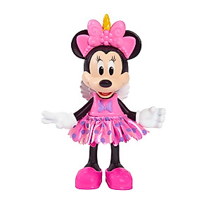Disney Junior Minnie Mouse Fabulous Fashion Doll Unicorn Fantasy, 14-pieces, Pretend Play, Kids Toys for Ages 3 Up by Just Play