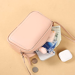 Small Crossbody Bags For Women Phone Wallet Fashion Bag Unisex Large Capacity Bag Fashion Portable Black Messenger Bag(White,One Size)