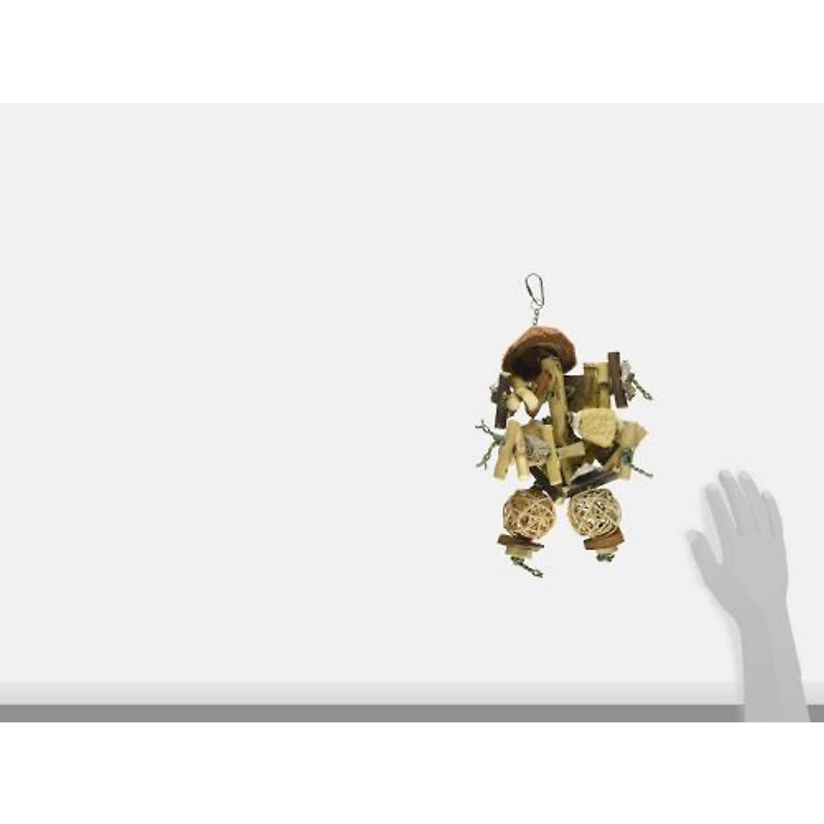 A&E Cage Company 001158 Java Wood Java Bush Bird Toy Assorted, 7X9 in