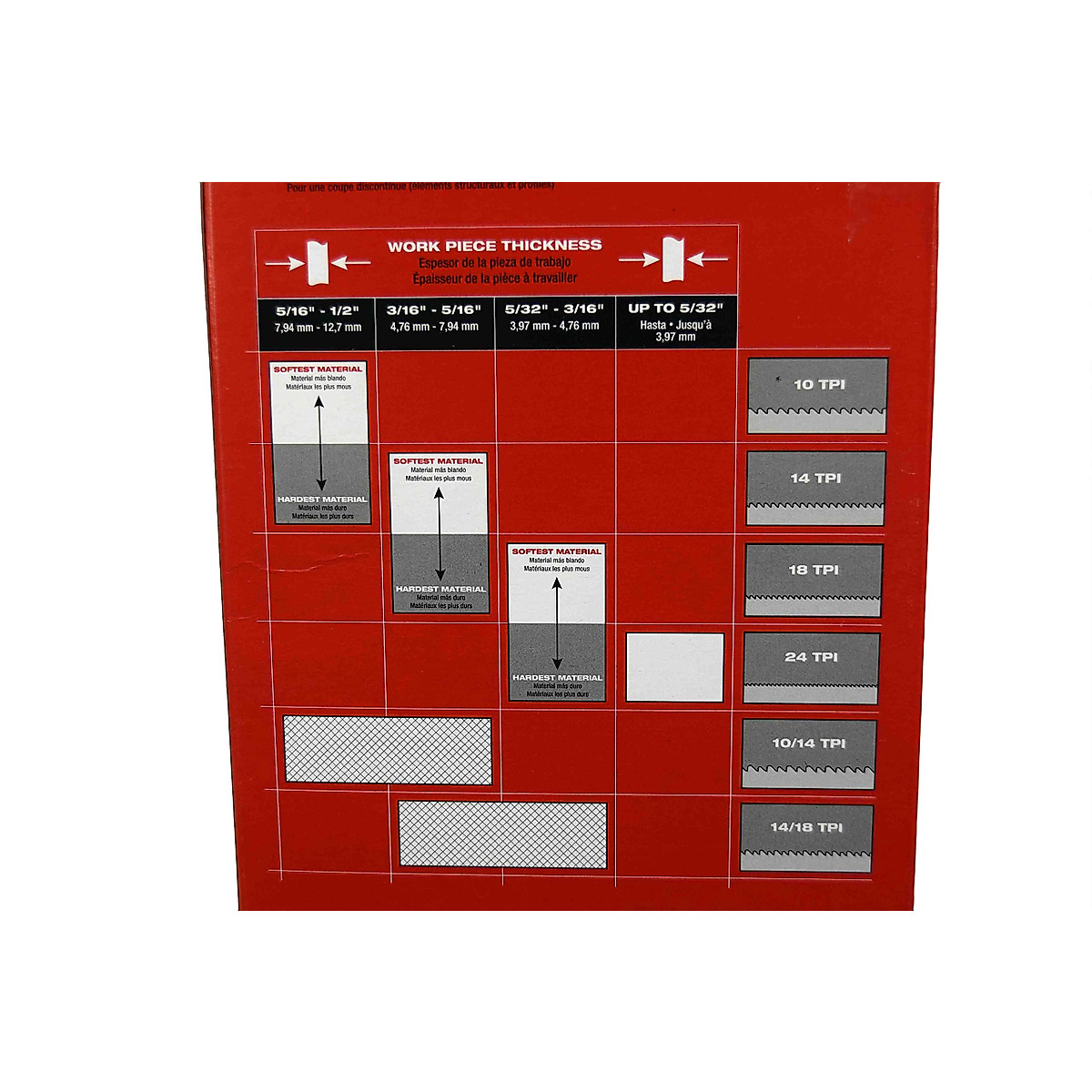 BI Metal 10 TPI BD 3 PK.