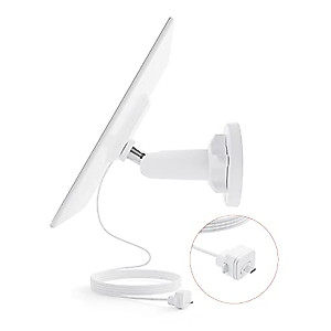 Dzees 5W Solar Panel for Security Camera, Continuous Power Supply for PTZ D3 Rechargeable Battery Security Camera, 9.8ft Charging Cable with Waterproof Silicone Plug, DC 5V Micro USB Port