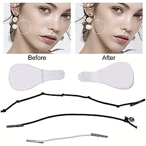 TOUGHIMI 120PCS Refill Tapes for Instant Face, Face Lift Tape-Face Lifting Patch Invisible V-line Facelift Patch Tapes and Bands kit,Neck and Eye/Double Chin Lift, Best Gift for Woman