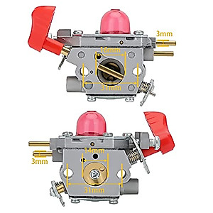Panari BVM200FE Carburetor with 545146501 Air Filter for Poulan Pro BVM200FE Gas Blower Craftsman 25CC Leaf Blower GBV345 Replace 545081857 Zama C1U-W43